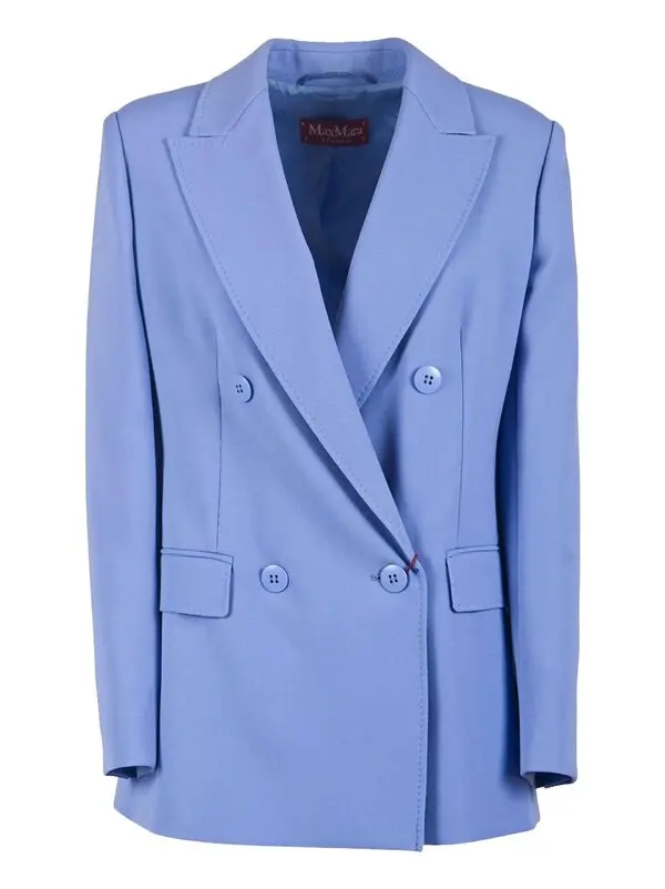Max Mara Double-breasted Blazer - Blue