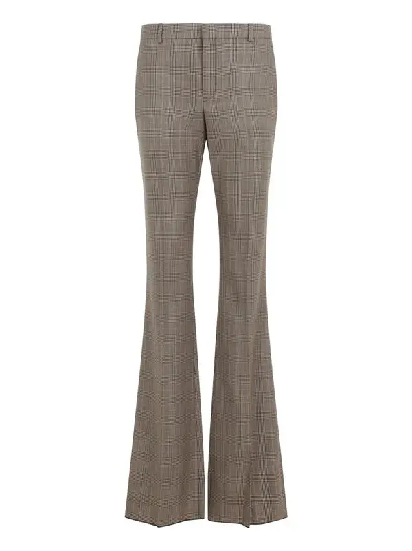 Saint Laurent Prince De Galles Trousers - Multicolor