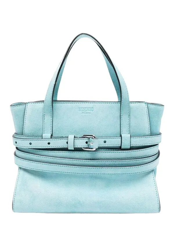 Moschino Tie Me Leather Handbag - Multicolor