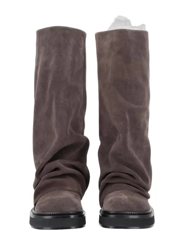 Attico Suede Boots - Brown