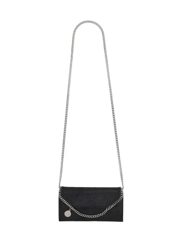 Stella McCartney Falabella Chain Wallet Bag - Black