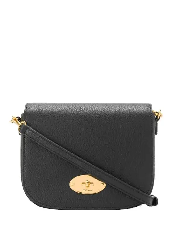 Mulberry Leather Satchel And Cross Body Bag - Black