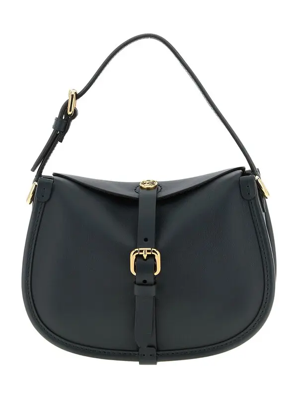 Etro Leather Crossbody Bag - Green