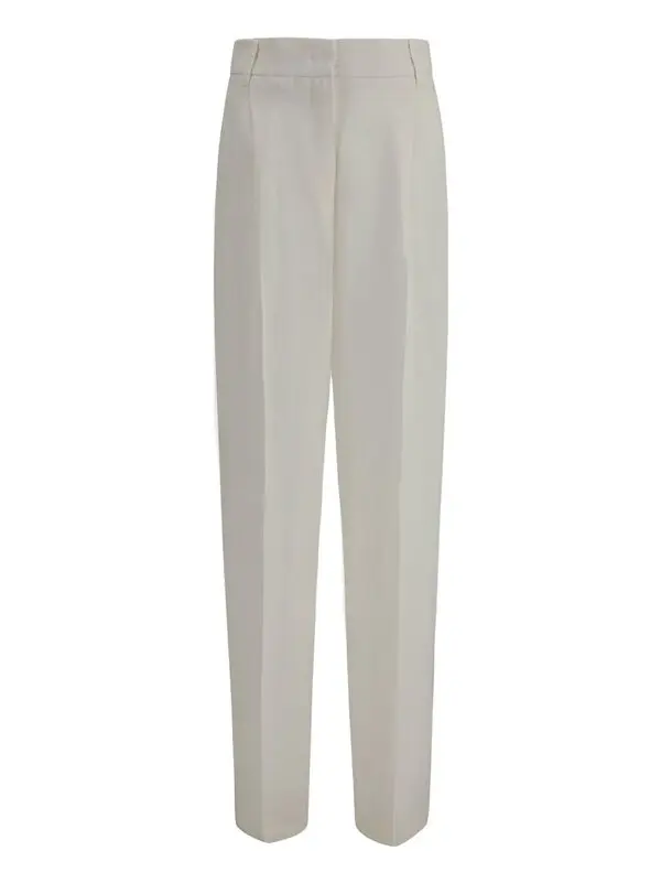 Max Mara Belted Trousers - Cream