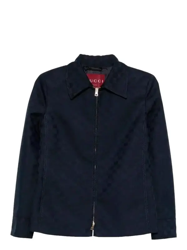 Gucci Gg Cotton Gabardine Jacket - Multicolor