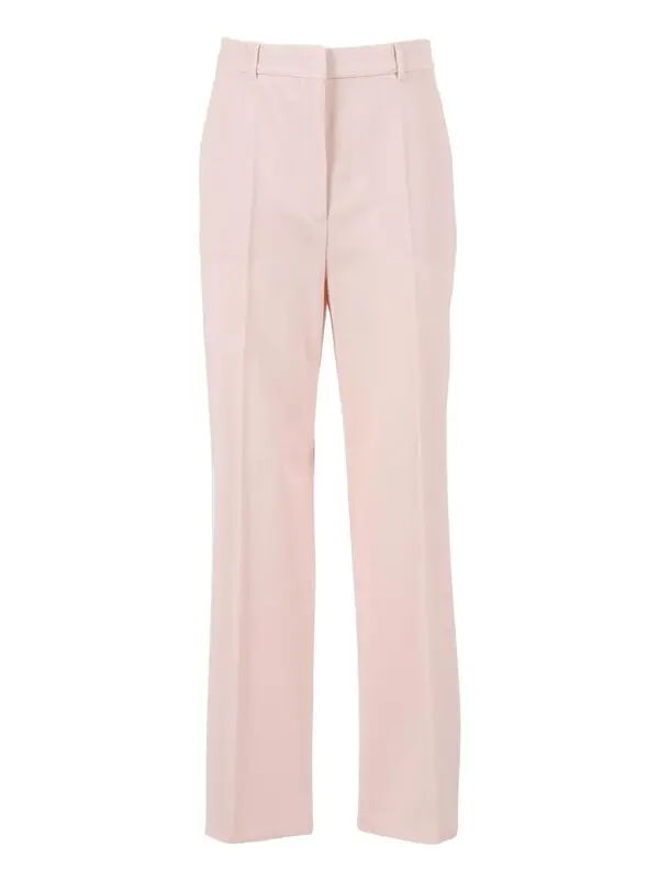 Max Mara Classic Straight Trousers - Pink