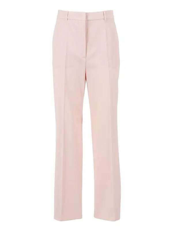 Max Mara Classic Straight Trousers - Pink