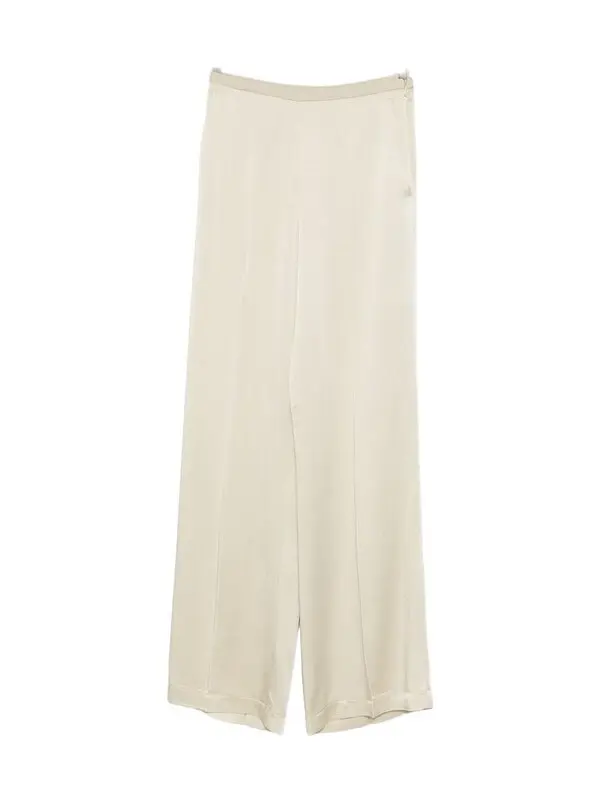 FORTE_FORTE High-waisted Satin Trousers - Multicolor