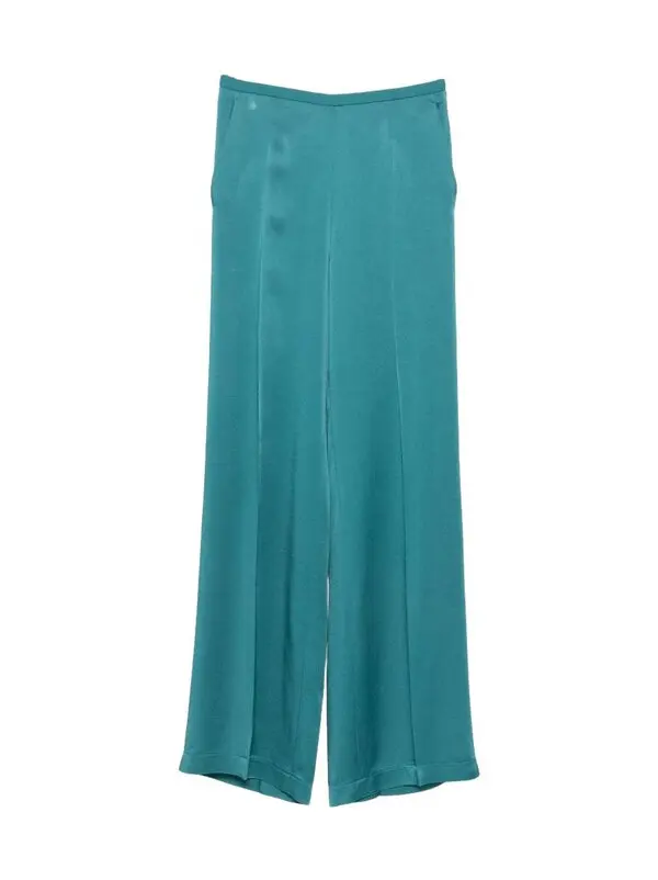 FORTE_FORTE High-waisted Satin Trousers - Multicolor