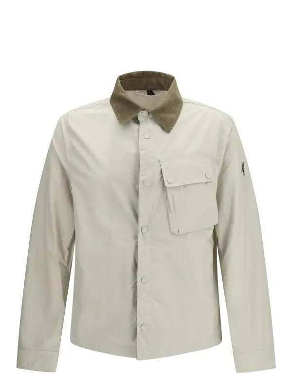 Belstaff Ground Jacket With Velvet Collar - Cream