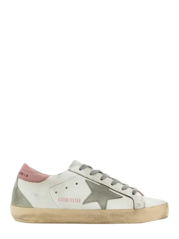 GOLDEN GOOSE Leather Superstar Sneakers - Multicolor