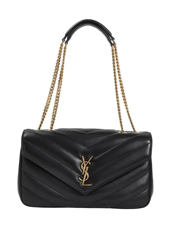 Saint Laurent Loulou M Shoulder Bag - Black