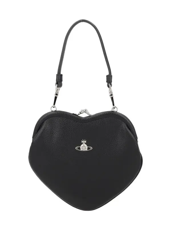 VIVIENNE WESTWOOD Borsa Belle Heart Frame Purse - Black