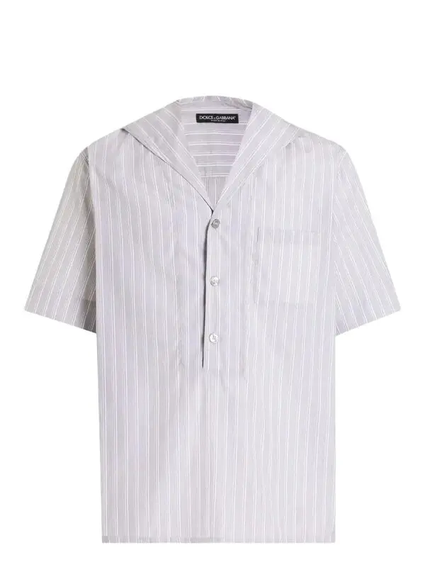 Dolce & Gabbana Three-button Short Sleeved Shirt - Multicolor