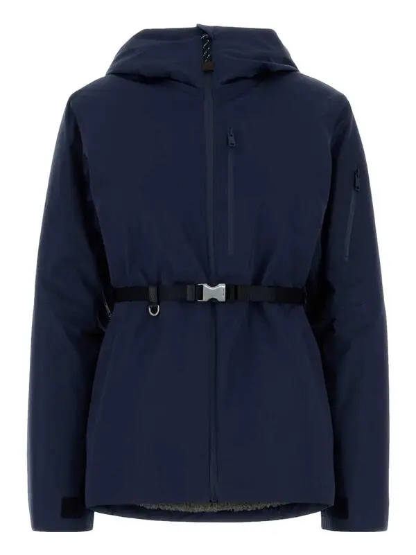 Prada Re-nylon Hooded Jacket - Blue