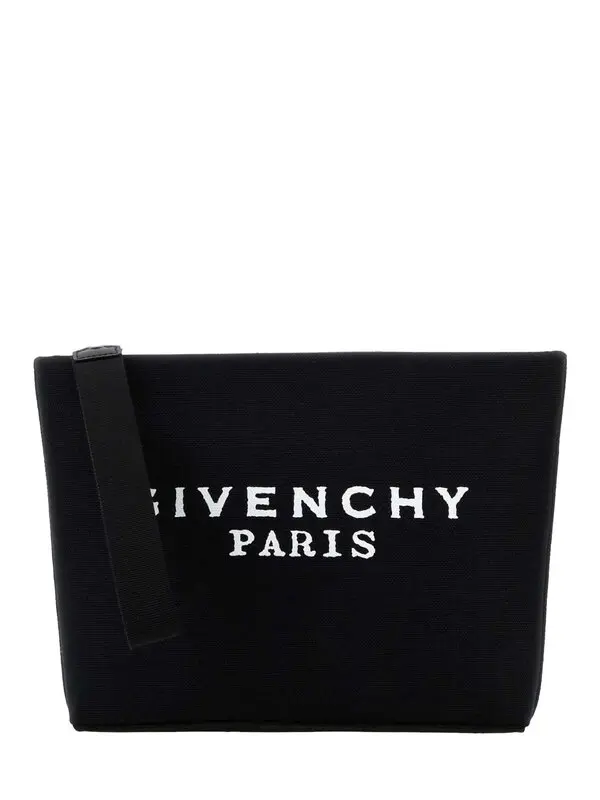 Givenchy Canvas Pouch - Black