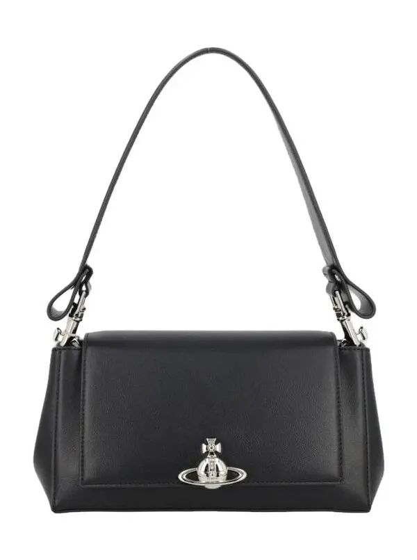 VIVIENNE WESTWOOD Hazel Medium Shoulder Bag - Black
