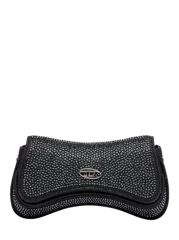 DIESEL® Play Crossbody Xs Shoulder Bag With All-over Rhinestones - Multicolor