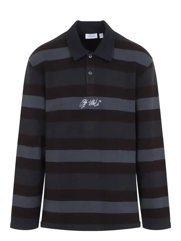 Off-White Stroke Relax L/s Polo - Multicolor