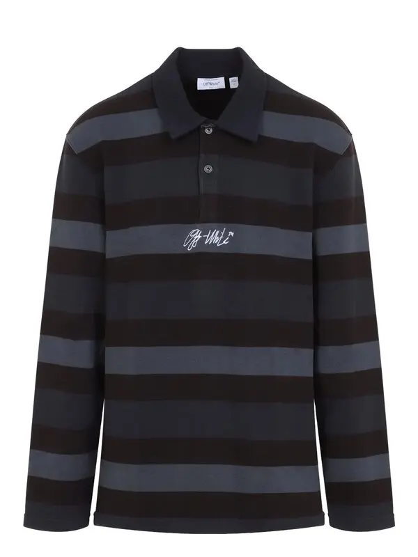 Off-White Stroke Relax L/s Polo - Multicolor