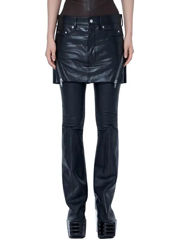 Rick Owens Bolan Banana Mini Skirt - Black