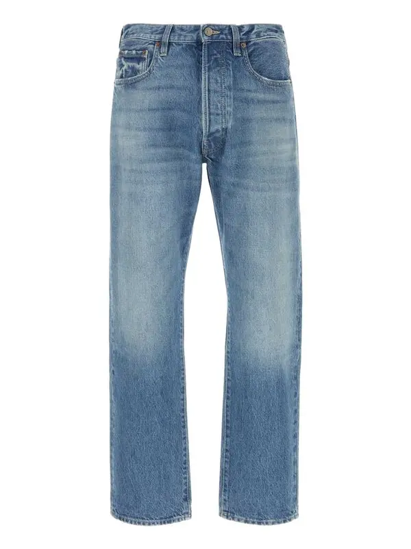 Valentino Garavani Straight Leg Denim Jeans - Blue