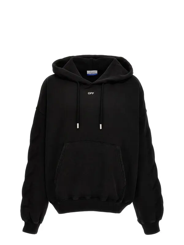 Off-White Matthew Cotton Hoodie - Gray