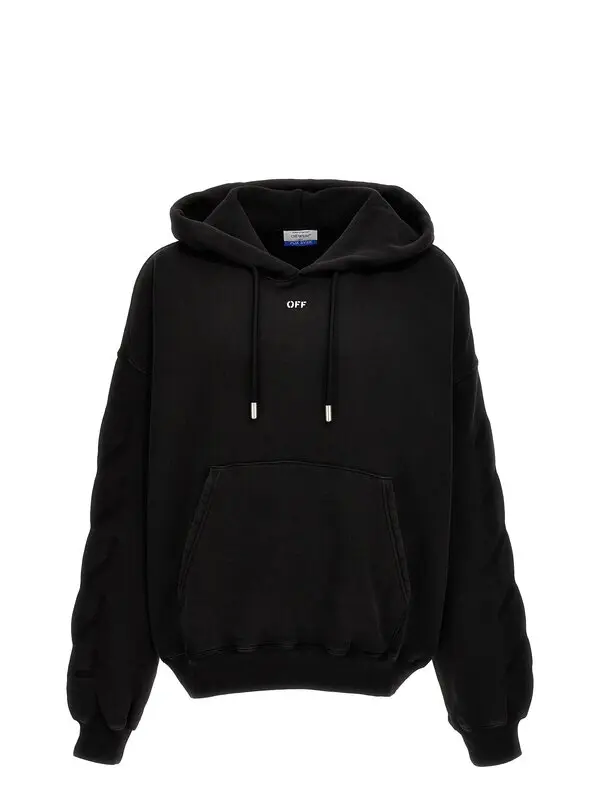 Off-White Matthew Cotton Hoodie - Gray
