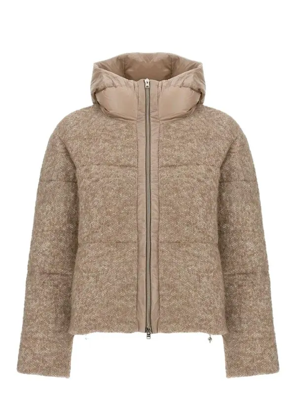 Herno Bouclé Short Down Jacket - Multicolor