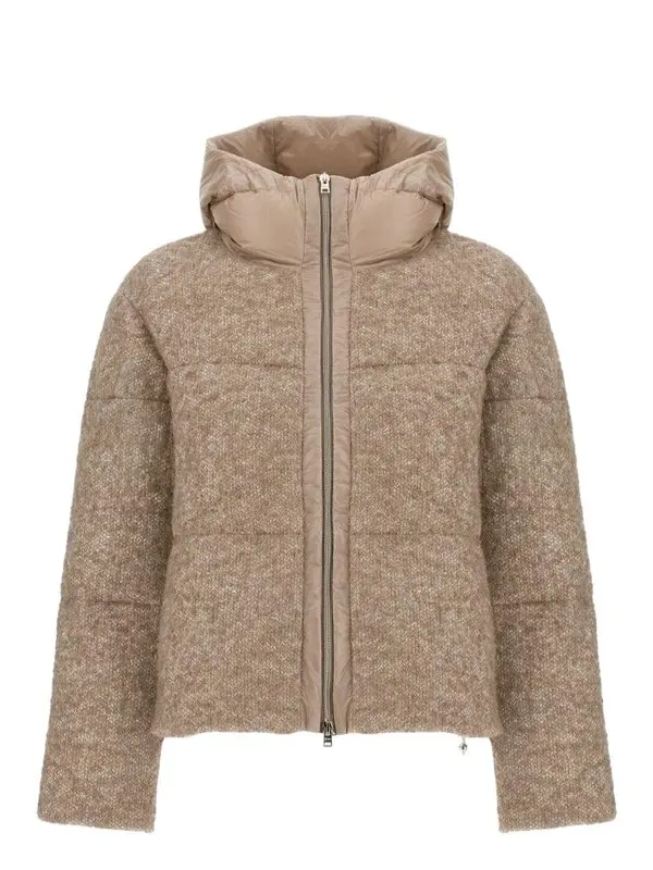 Herno Bouclé Short Down Jacket - Multicolor