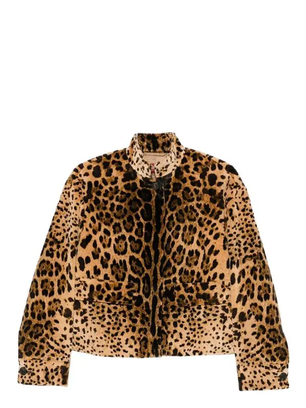 Max Mara Printed Cotton Blouson Jacket - Multicolor