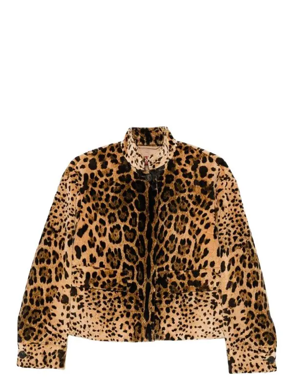 Max Mara Printed Cotton Blouson Jacket - Multicolor