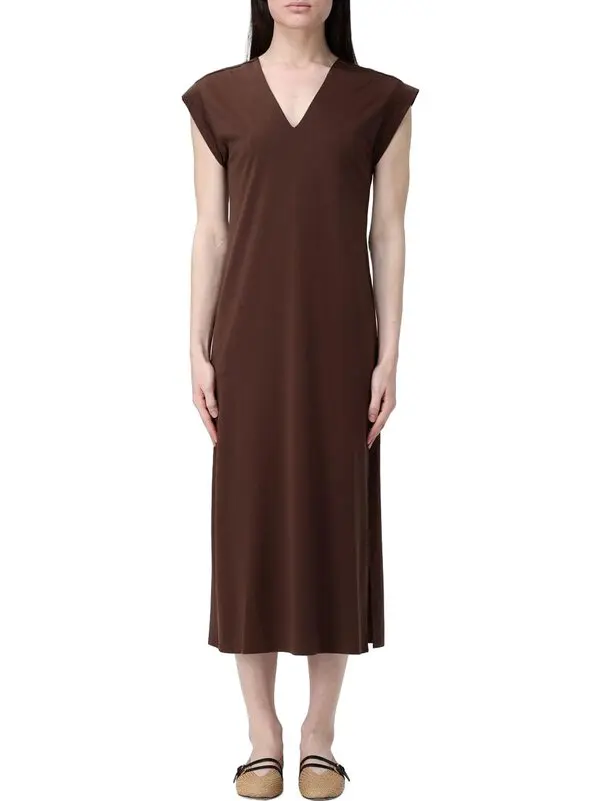 Max Mara Viscose Knit Dress - Brown