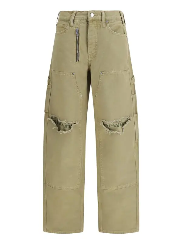 Alexander Wang Zip Carpenter Pants - Green