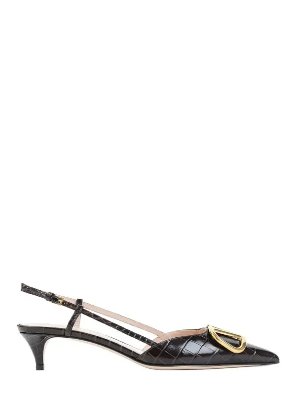 Valentino Garavani Vlogo Signature Slingback - Brown