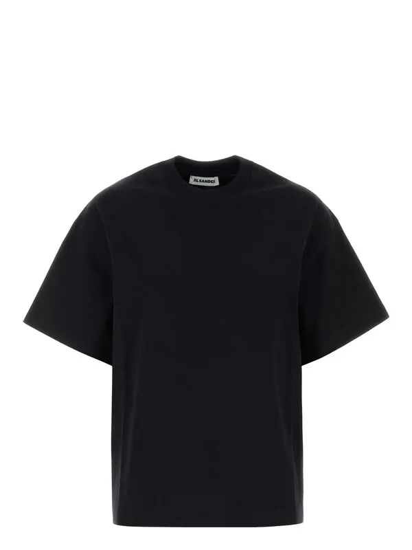 JIL SANDER Cotton T-shirt - Black