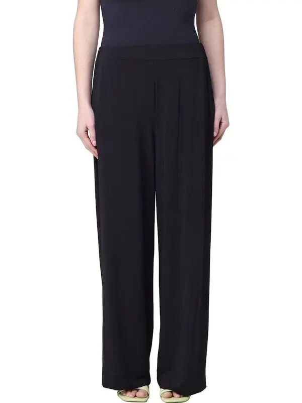 Max Mara Viscose Palazzo Pants - Black