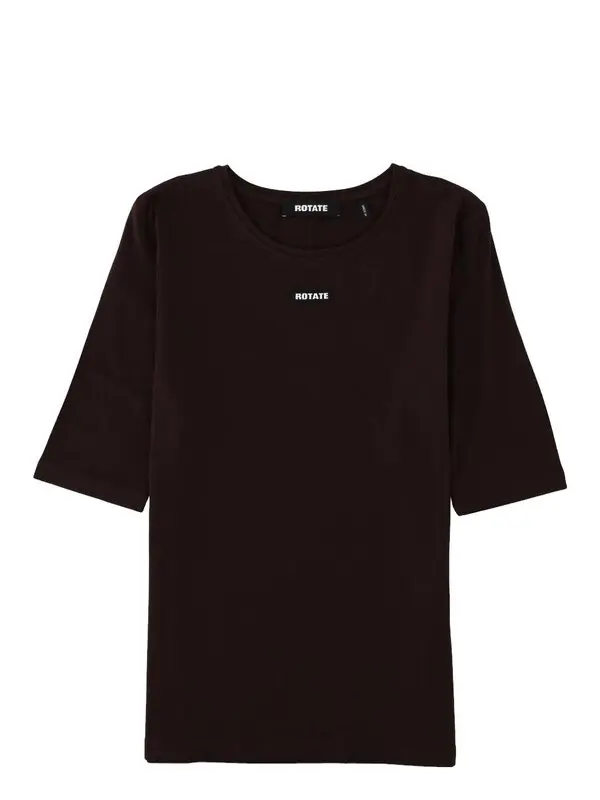 ROTATE BY BIRGER CHRISTENSEN Slim Fit T-shirt - Brown