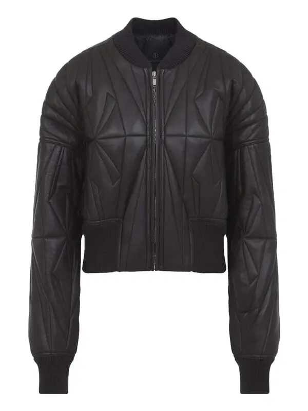 Moncler Geocamo Cropped Jacket - Gray