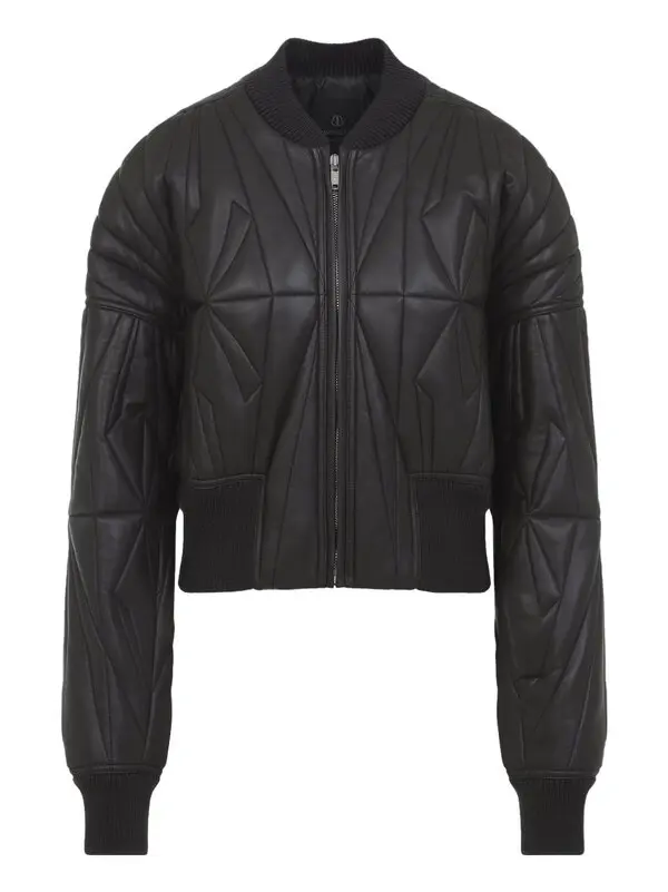 Moncler Geocamo Cropped Jacket - Gray