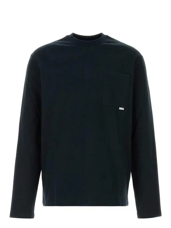JIL SANDER Midnight Cotton T-shirt - Blue