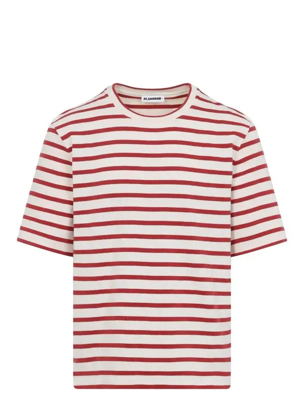JIL SANDER Cotton T-shirt - Red