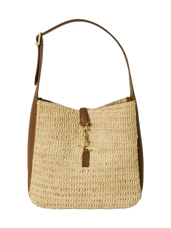 Saint Laurent Neutrals Shoulder Bags - Cream