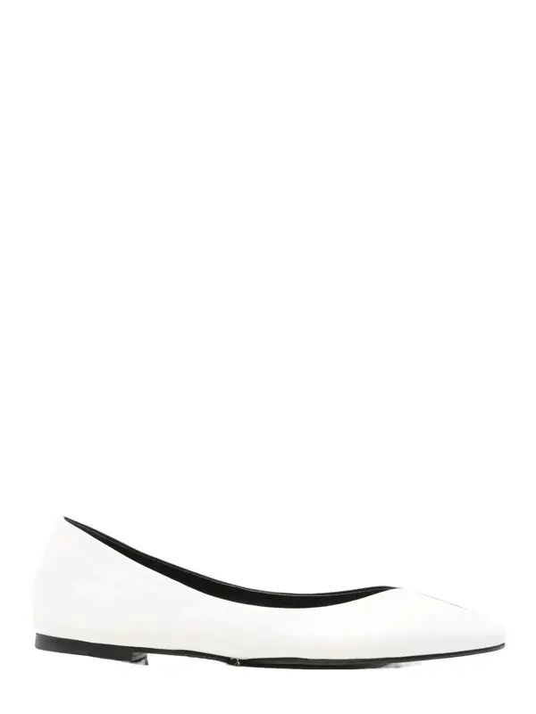 Jacquemus Les Ballerines Ovalo Leather Flats - Black