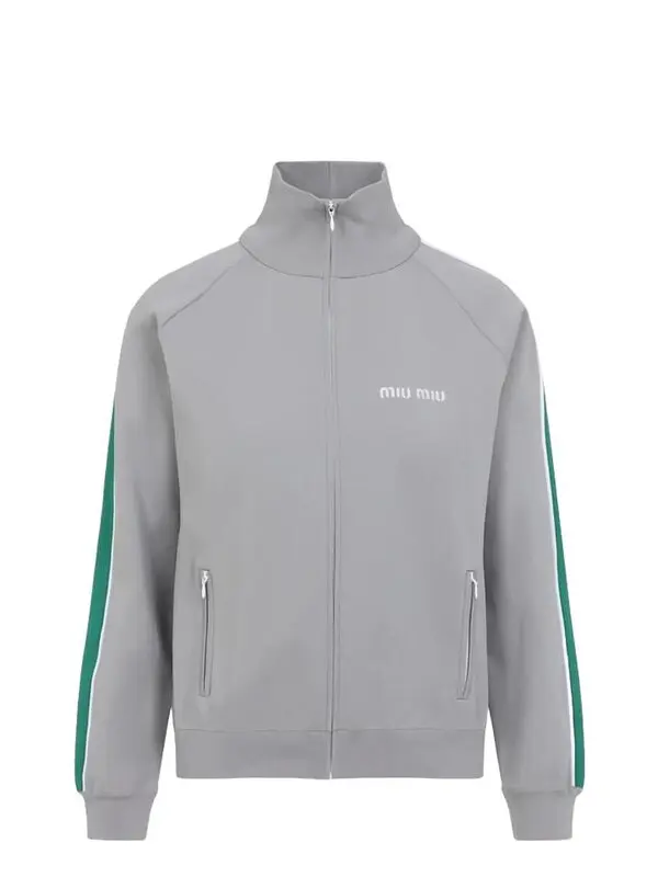 Miu Miu Grey Tops Sweatshirts - Gray