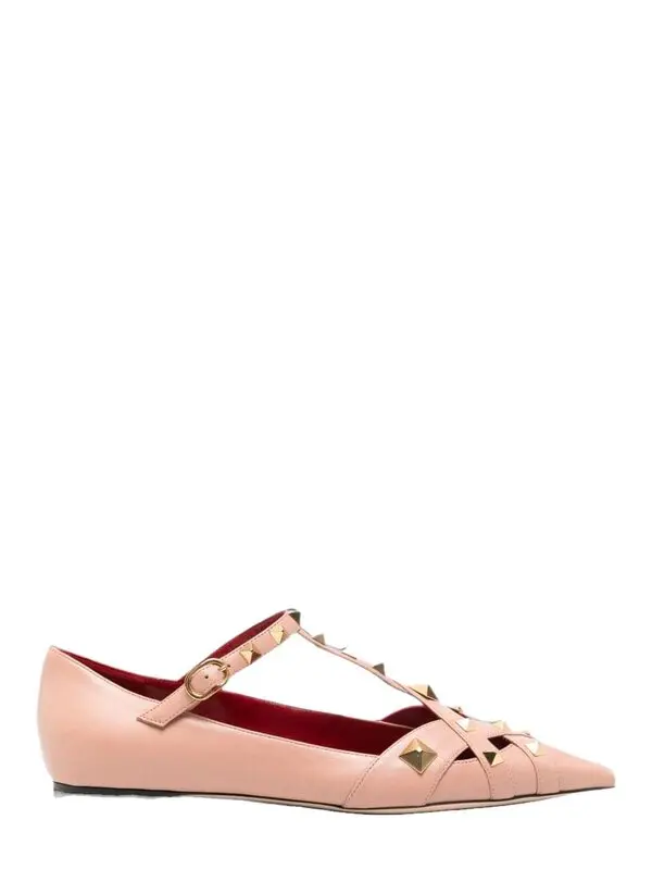 Valentino Garavani Studded Leather Ballet Flats - Multicolor