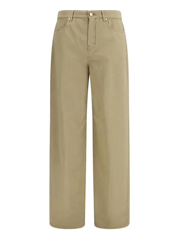 Max Mara Cotton Denim Straight Jeans - Multicolor