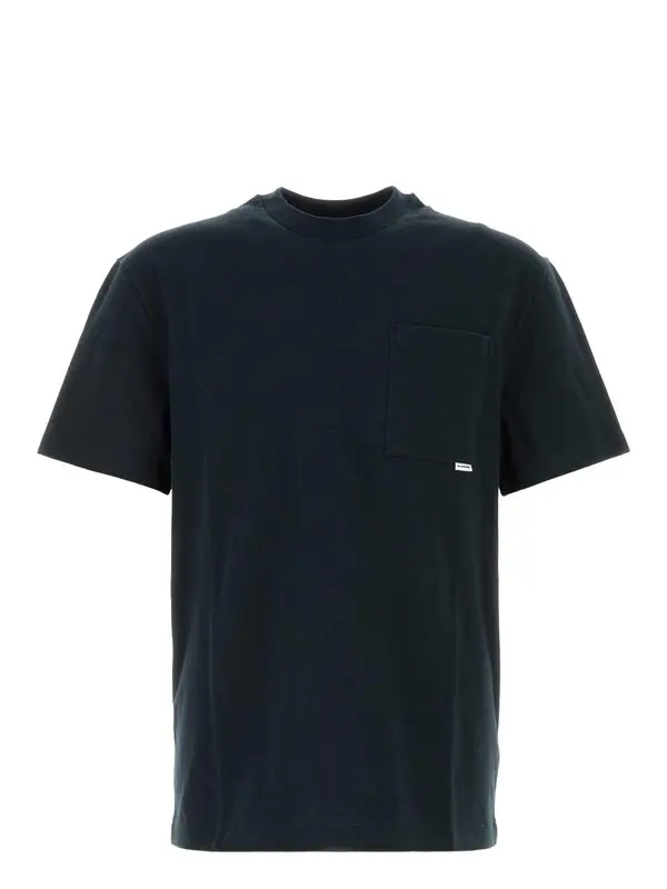 JIL SANDER Midnight Cotton T-shirt - Blue