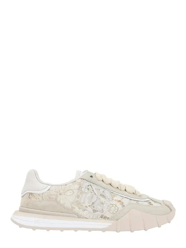 Dolce & Gabbana Lace-panel Sneakers - Multicolor
