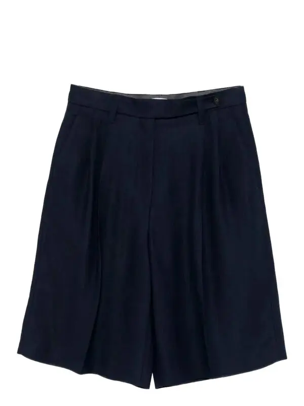 Brunello Cucinelli Pleated Bermuda Shorts - Multicolor